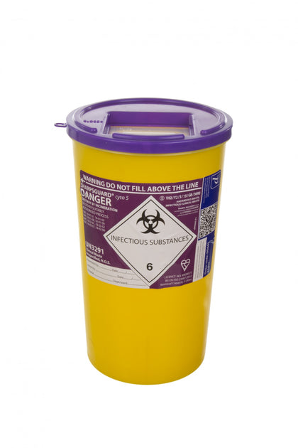 Sharpsguard Cyto Container 5L – Ovilcare