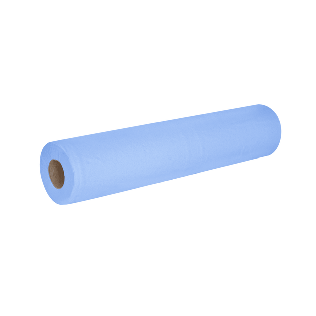 Essentials Blue Couch Roll 20" - 2ply - 40m x 500mm - Case of 12 – Ovilcare