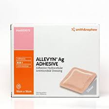 Allevyn Adhesive 10cm x 10cm Dressing, Pack of 10 – Ovilcare