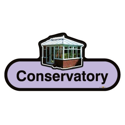 Find Signage Dementia Conservatory Sign – Ovilcare