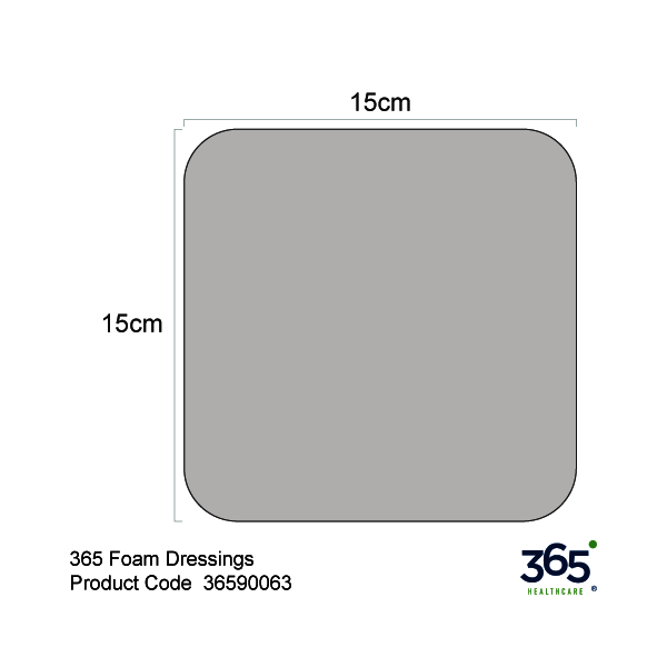 365 Foam Dressings (15 x 15 cm) - Pack of 10 – Ovilcare