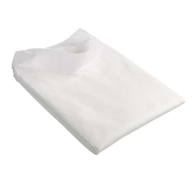 Premier Disposable Shroud With Plain Collar, White, Adult – Ovilcare